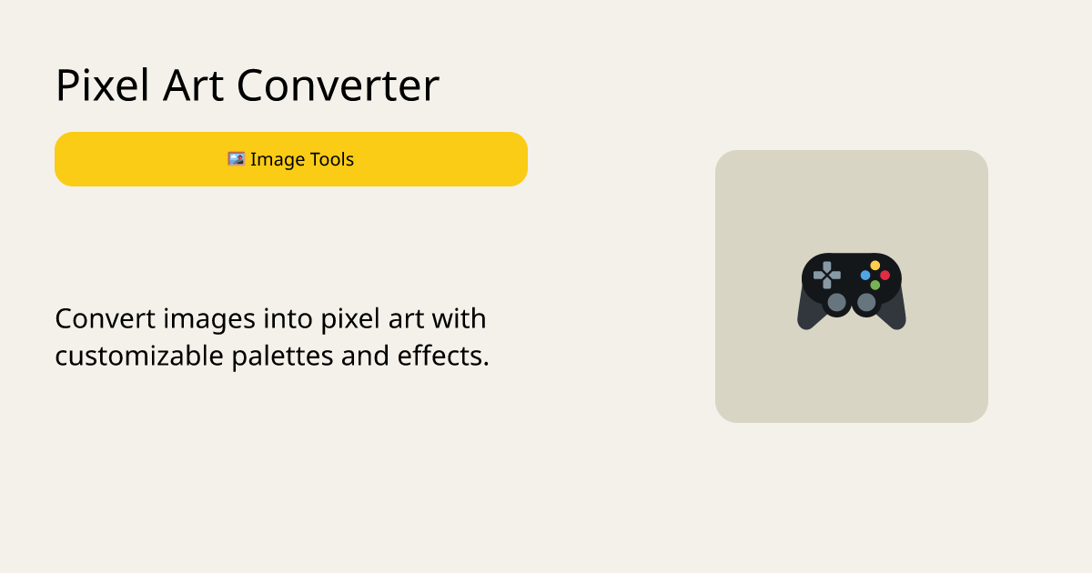 Pixel Art Converter Pixel Art Converter